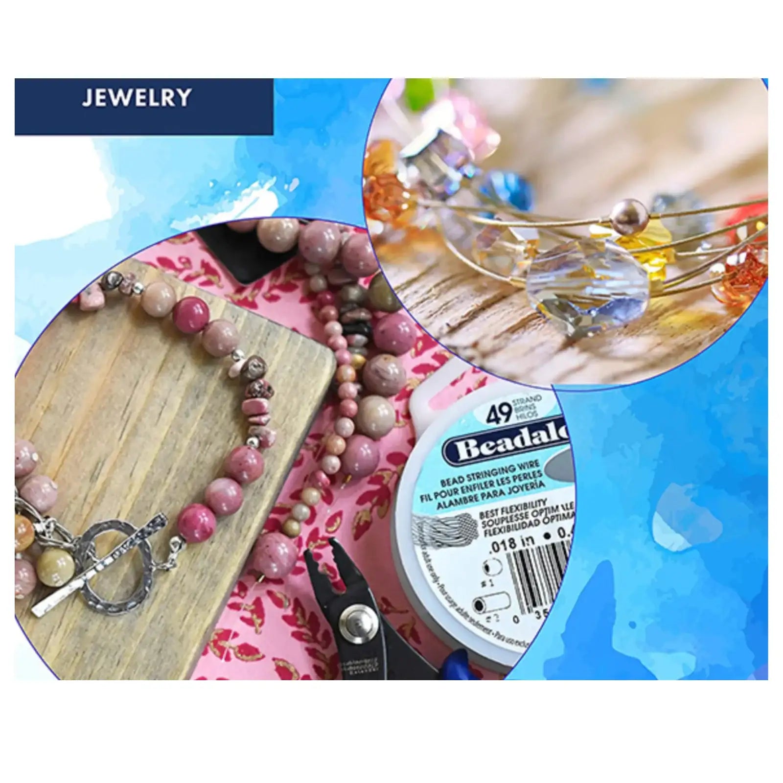 49-Strand Stringing Wire, .021", by Beadalon, Bright Finish – The Argus ...