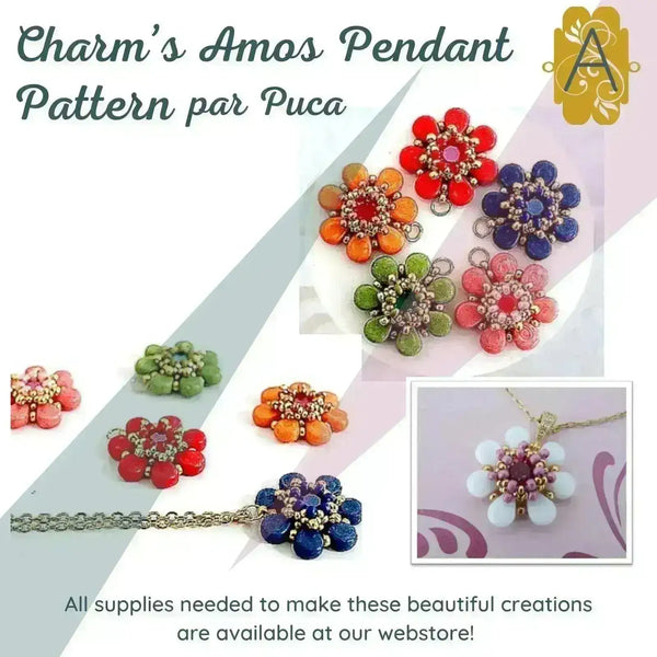 Charm's Amos Pendant or Charm Pattern Par Puca – The Argus Collection