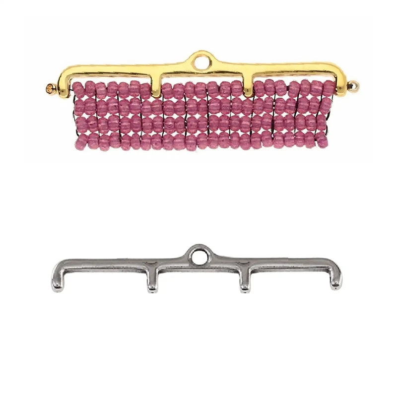 Cymbal Skafi IV 11/0 Bead Ending or Connector, 2pcs – The Argus Collection