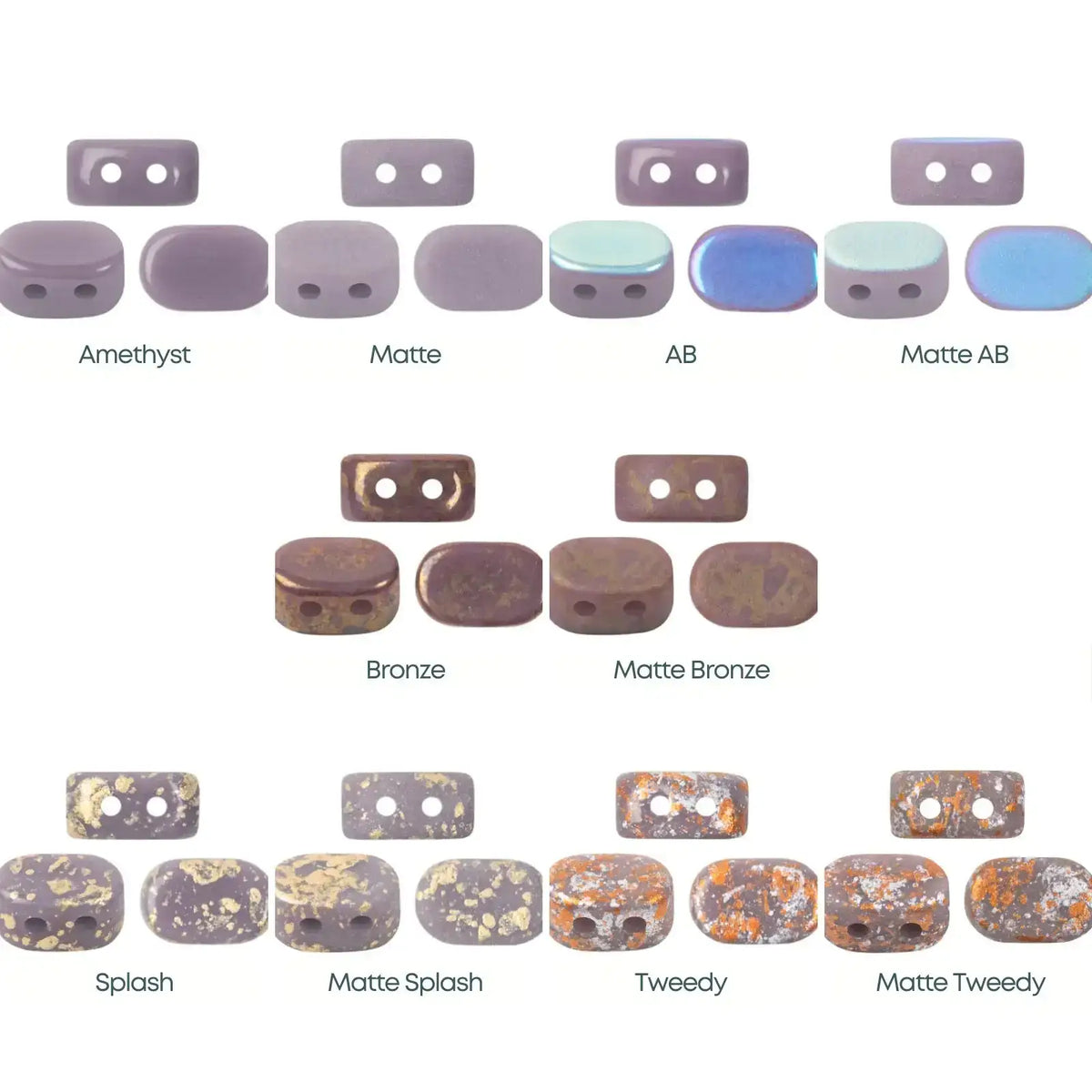 Lipsi Beads par Puca, Amethyst, 5g & 20g – The Argus Collection