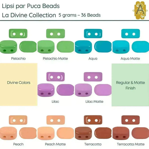 Lipsi par Puca, 5g, La Divine Collection, 10 Colors – The Argus Collection