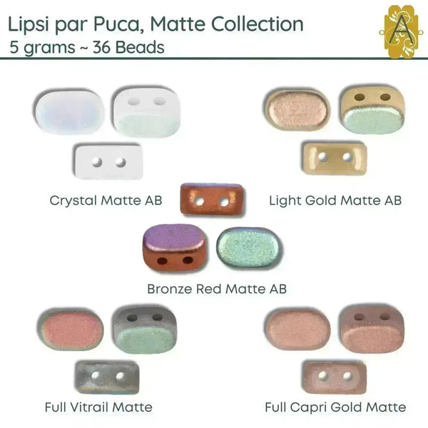 Lipsi par Puca, 5g, New Matte Collection, 5 Colors – The Argus Collection