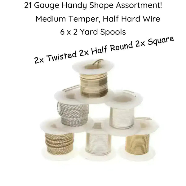 German-Style Wire, Medium Temper, Assorted Shapes, 6 Colors – The Argus ...