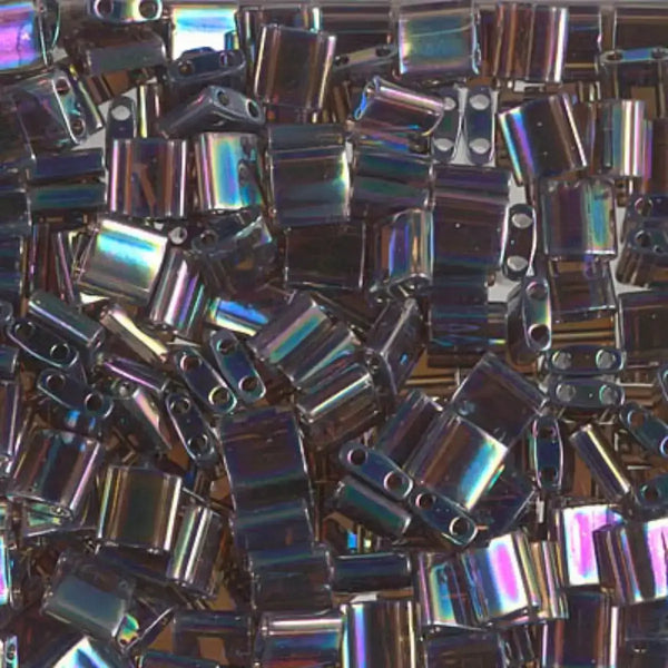 Miyuki Tila Beads, TL-296, Transparent Root Beer AB, 5g – The Argus ...