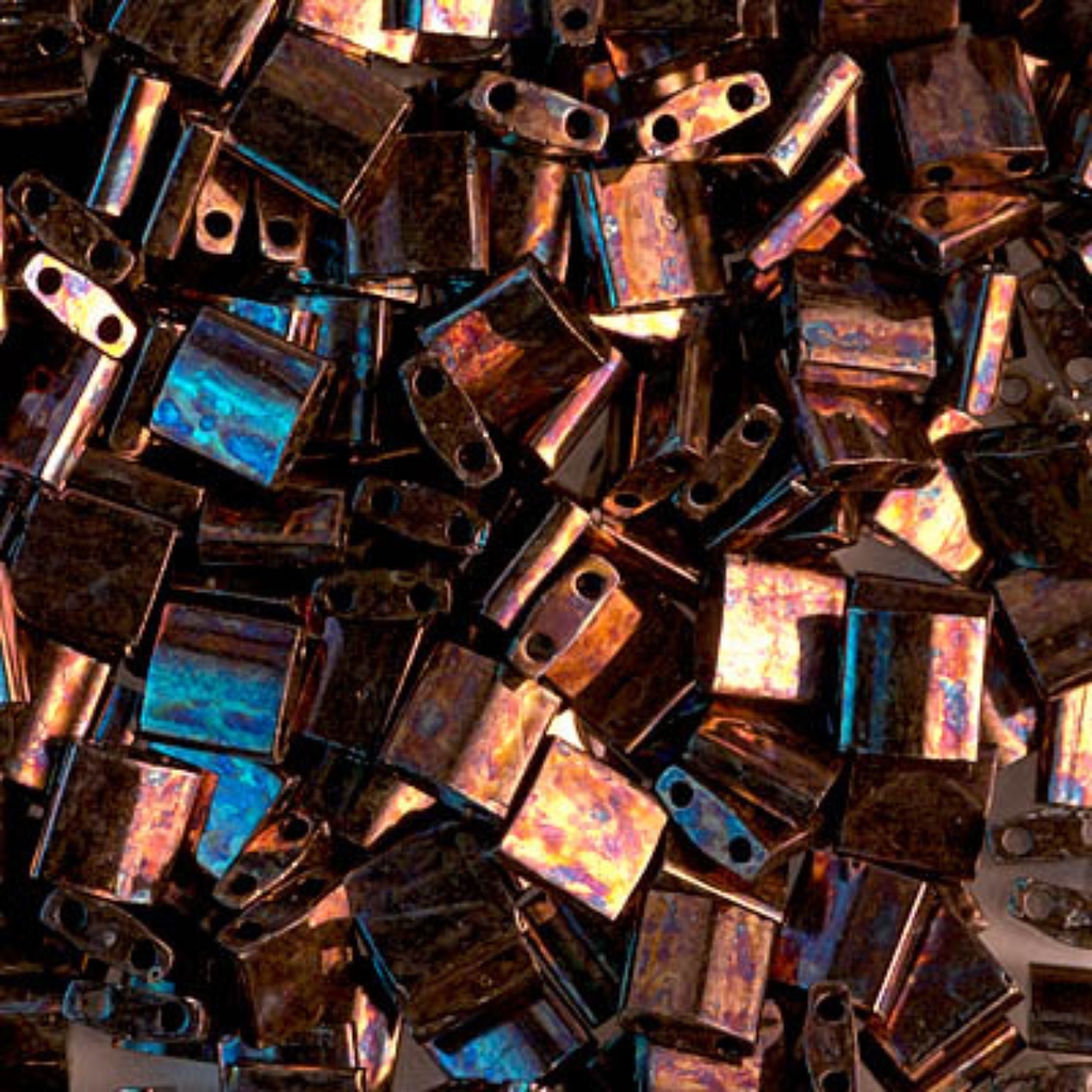 Miyuki Tila Beads, TL-457B, Metallic Dark Raspberry Iris, 5g – The ...