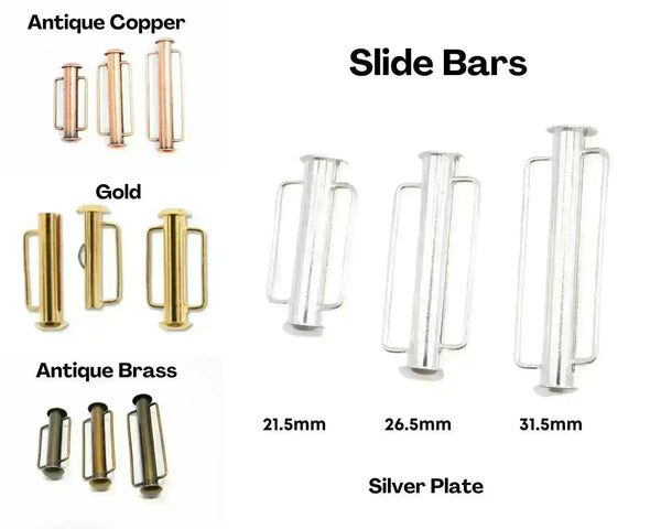 Tube Slide Bars, Tube Clasps, 21.5mm, 26.5mm, & 31.5mm – The Argus ...